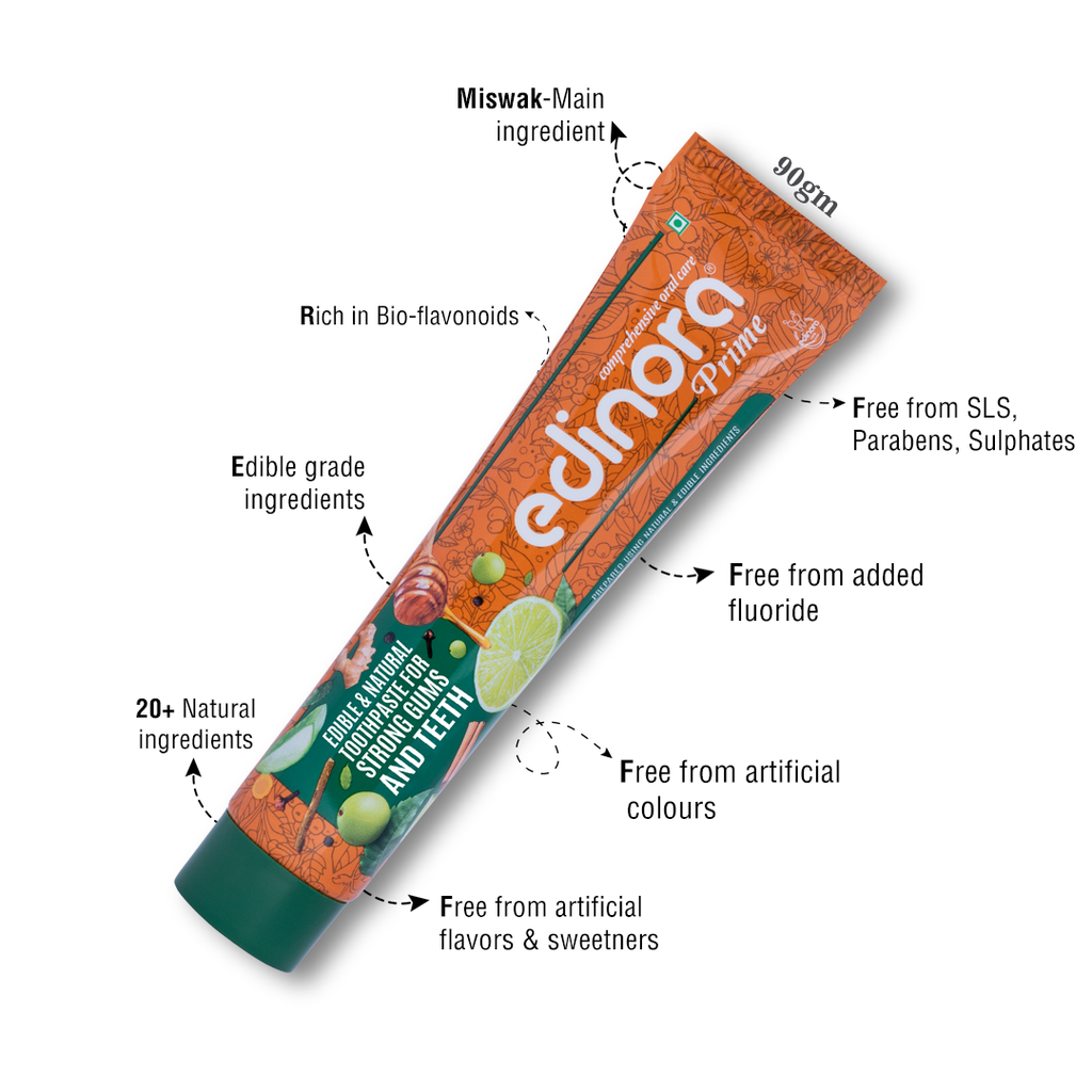 Edinora Prime 90g toothpaste - Edinora